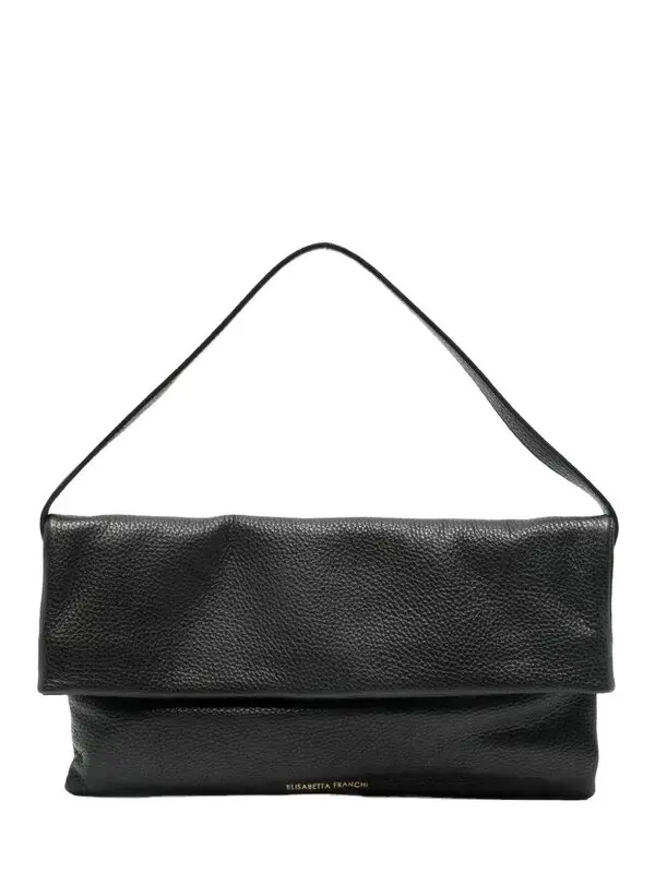 Elisabetta Franchi Flap Tote Bag - Black