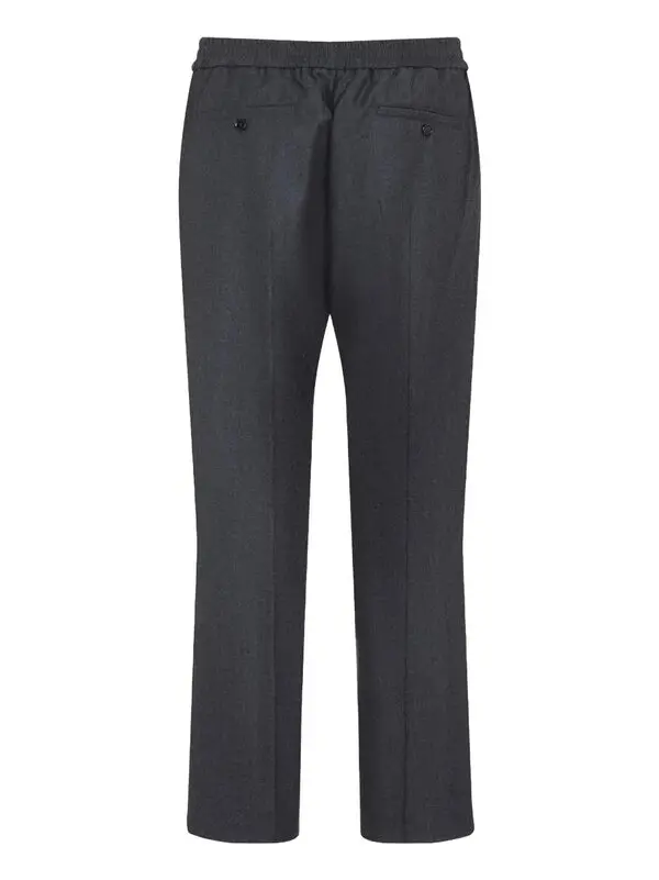 Ami Trousers With Elasticated Waist - Grey