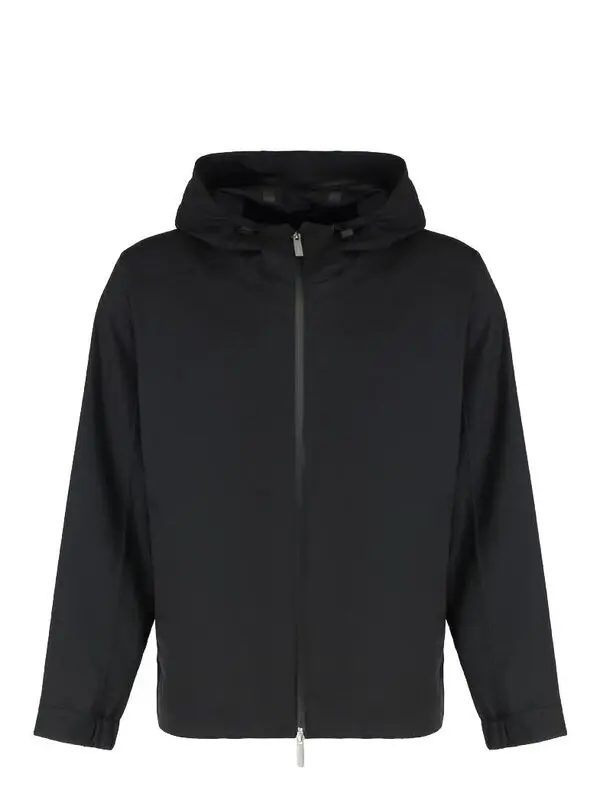 Herno Windbreaker Jacket - Black