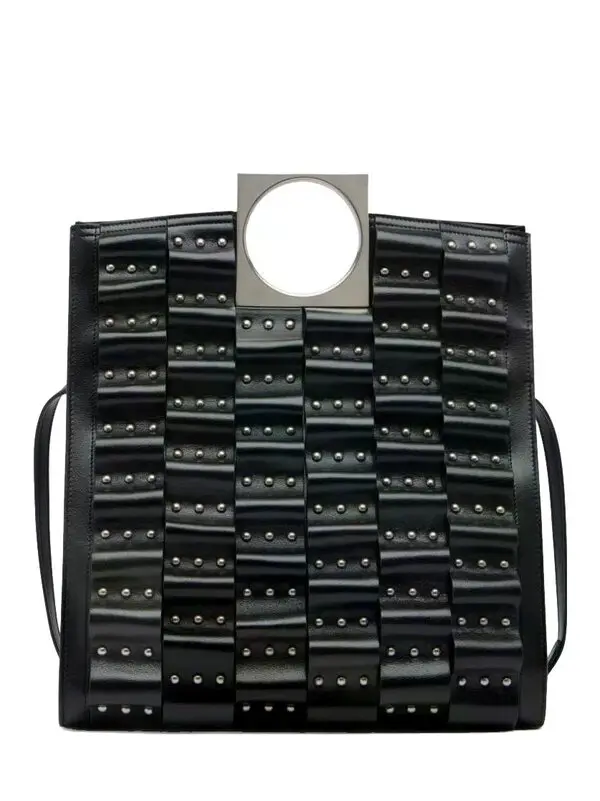 Bally Anni Studded Tote - Black