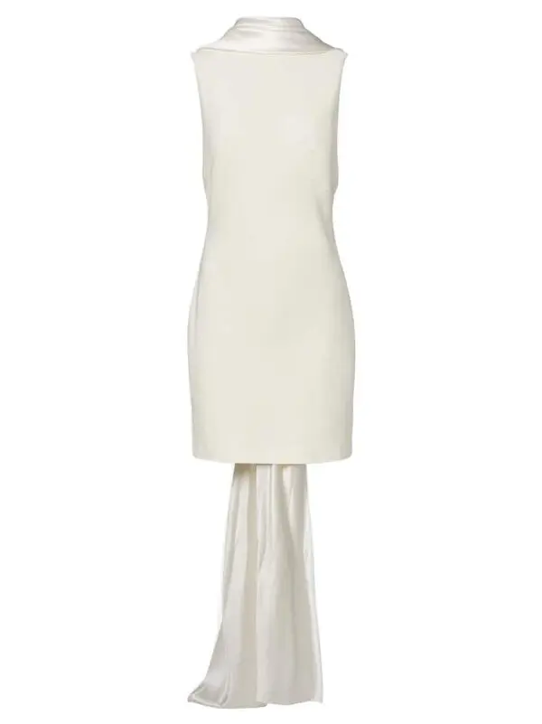 DANIELLE FRANKEL Mimi Wool-blend Minidress - White