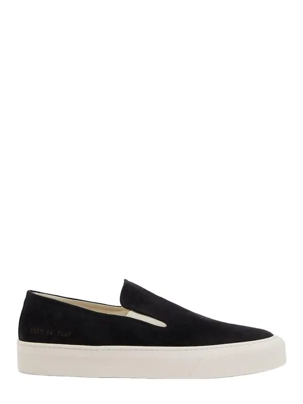 COMMON PROJECTS Suede Slip-on Sneakers - Black