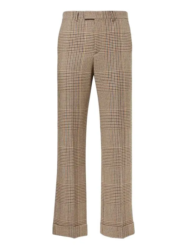 Valentino Garavani Virgin Wool Straight Pants - Beige