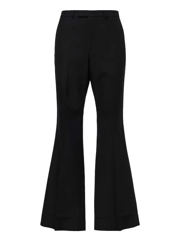 Valentino Garavani High-rise Flared Pants - Black