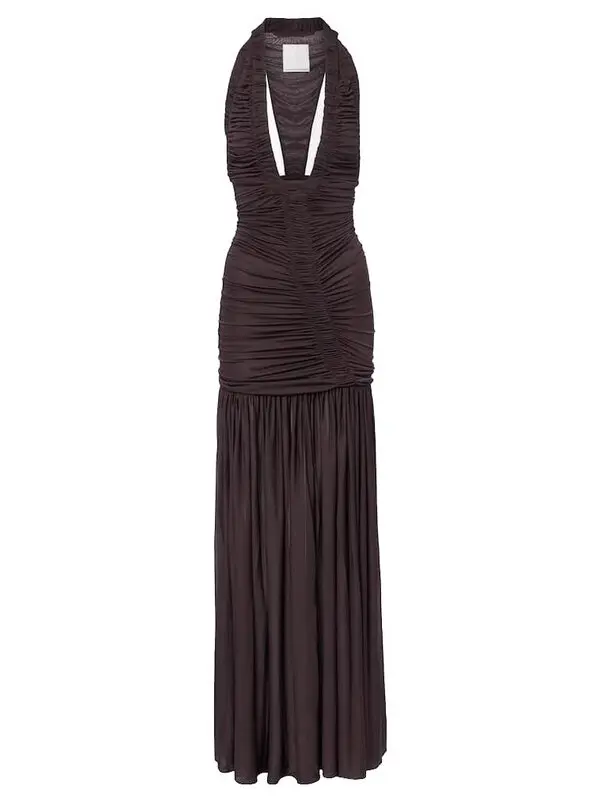 Christopher Esber Orion Maxi Dress - Burgundy