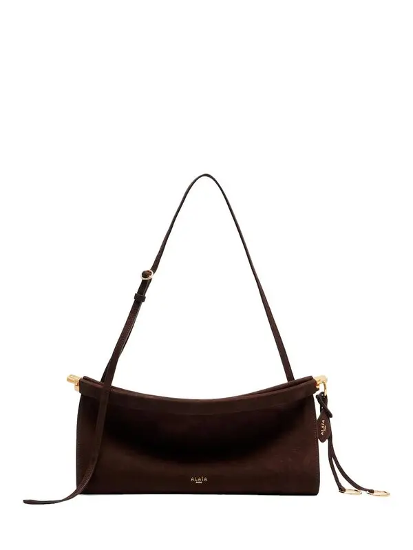Alaïa Le Click East West Medium Shoulder Bag - Brown