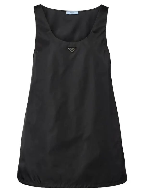 Prada Re-nylon Minidress - Black