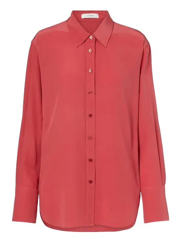 JOSEPH Silk Crêpe De Chine Shirt - Pink
