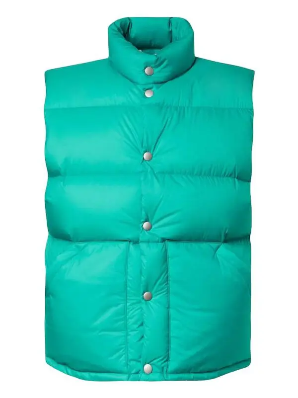 Auralee Quilted Down Vest - Green