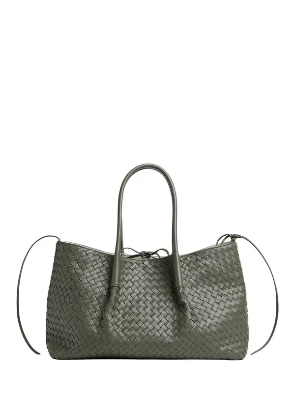 BOTTEGA  VENETA Pinacoteca Tote Bag - Pickle/sea Salt