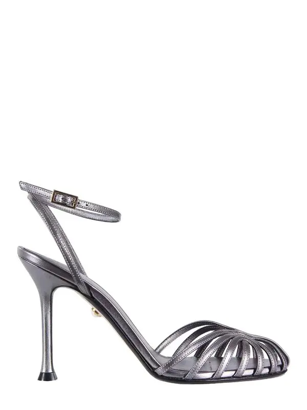 ALEVI MILANO 95mm Ally Heeled Pumps - Silver