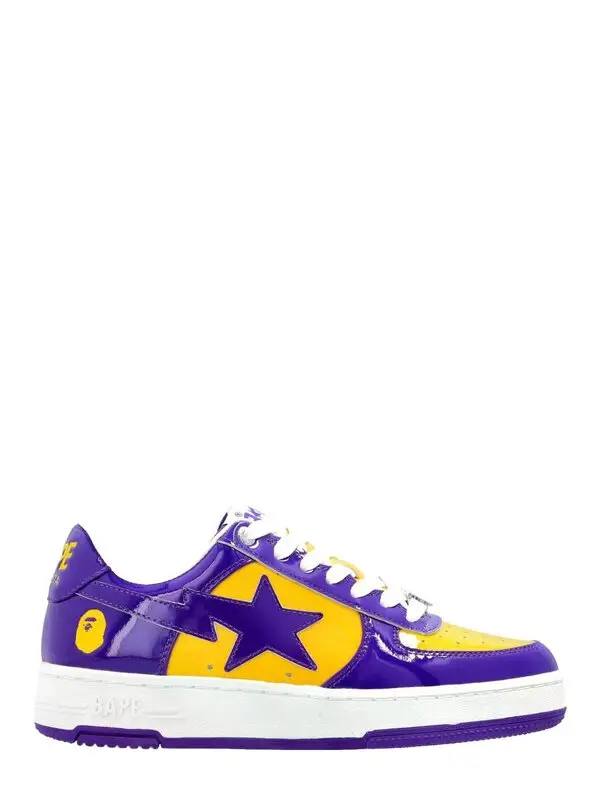 A BATHING APE Sta Panelled Sneakers - Purple