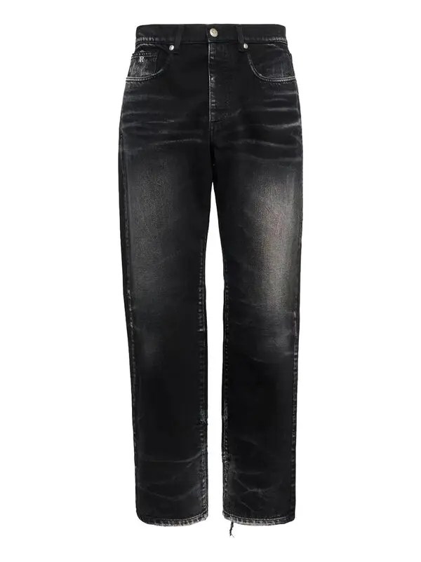 John Richmond Faded-wash Jeans - Black