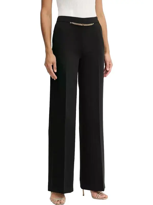 MARCIANO Chain-detail Trousers - Black