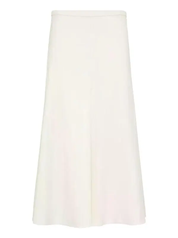 Brunello Cucinelli A-line Midi Skirt - Neutrals