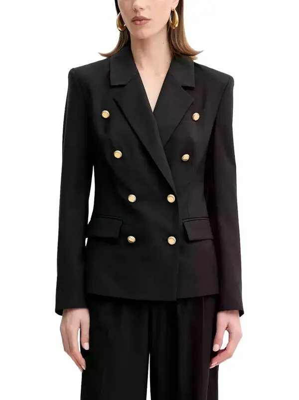 Guess Double-breasted Blazer - Black