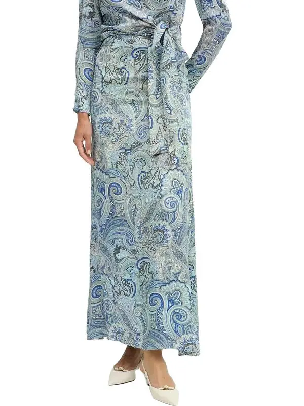 Guess X Marciano Paisley-print Maxi Dress - Blue