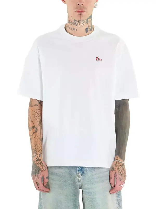 JORDAN X Sneaker Patch Cotton T-shirt - White