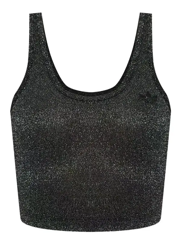 Adidas Lurex® Sleeveless Top - Black