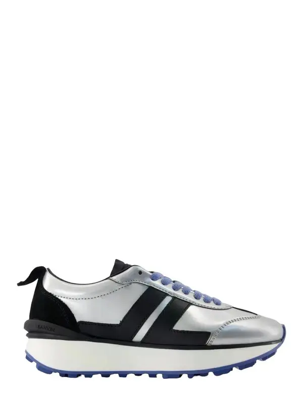 LANVIN Bumpr Smooth Sneakers - Silver