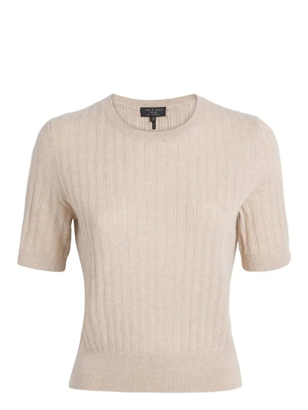 Rag & Bone Cashmere Wren Sweater - Beige