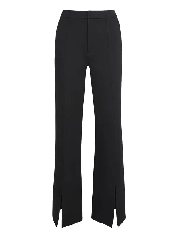 Paige Sofia Flared Trousers - Black