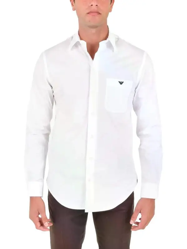 Emporio Armani Logo-detail Shirt - White