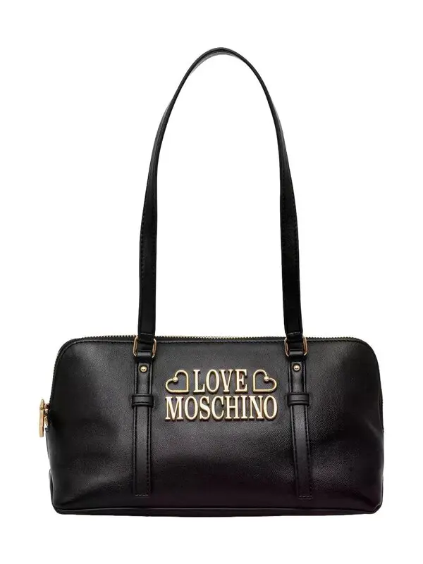 Moschino Logo-lettering Tote - Black