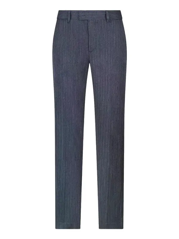 Liu Jo Pinstripe Trousers - Blue