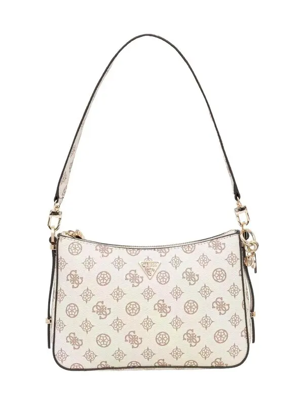 Guess Daryna Monogram Shoulder Bag - Neutrals