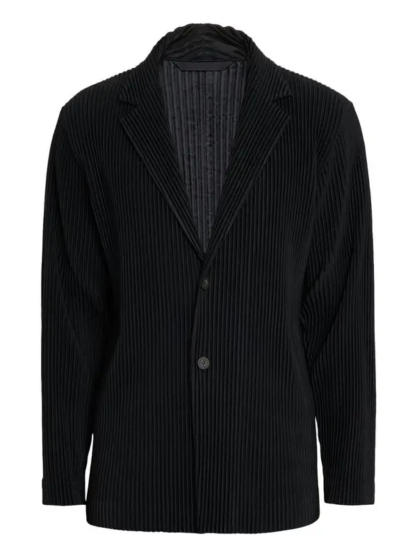 Issey Miyake Pleated Basics Jacket - Black