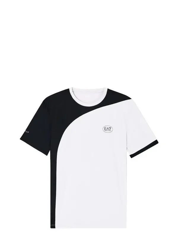 Emporio Armani Tennis Pro Ventus7 Technical T-shirt - White