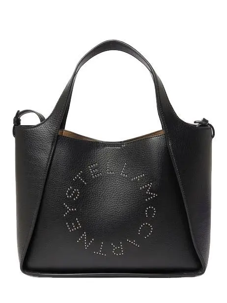 Stella McCartney Logo Crossbody Tote - Black