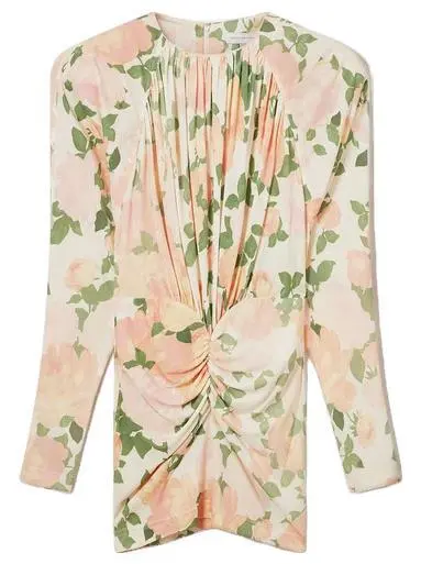 Stella McCartney Peony Print Mini Dress - Pink