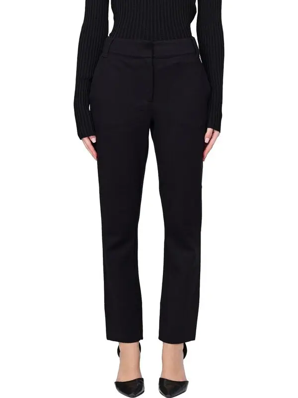 TWINSET Straight Leg Pants - Black
