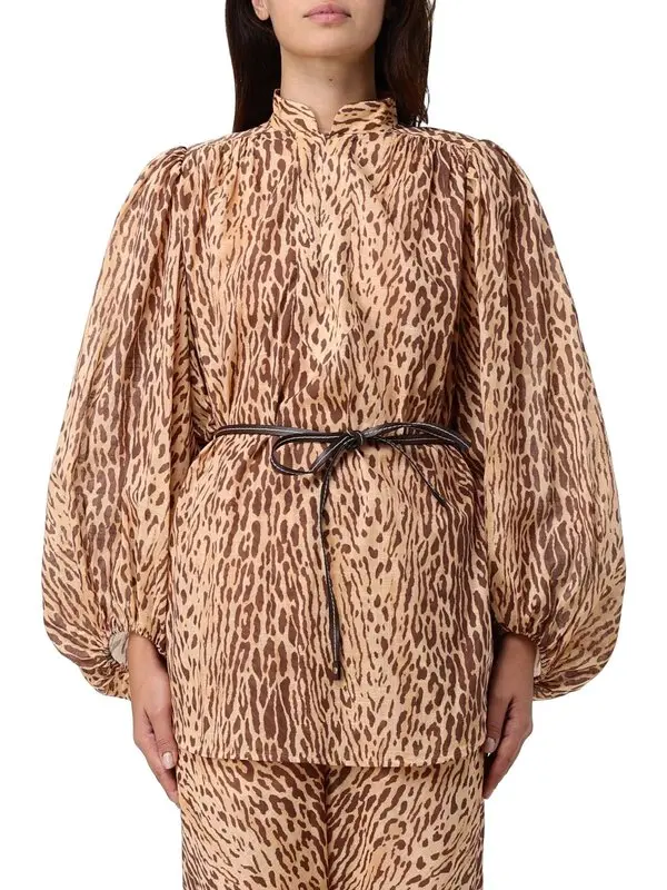 Zimmermann Printed Balloon Sleeve Blouse - Multicolor