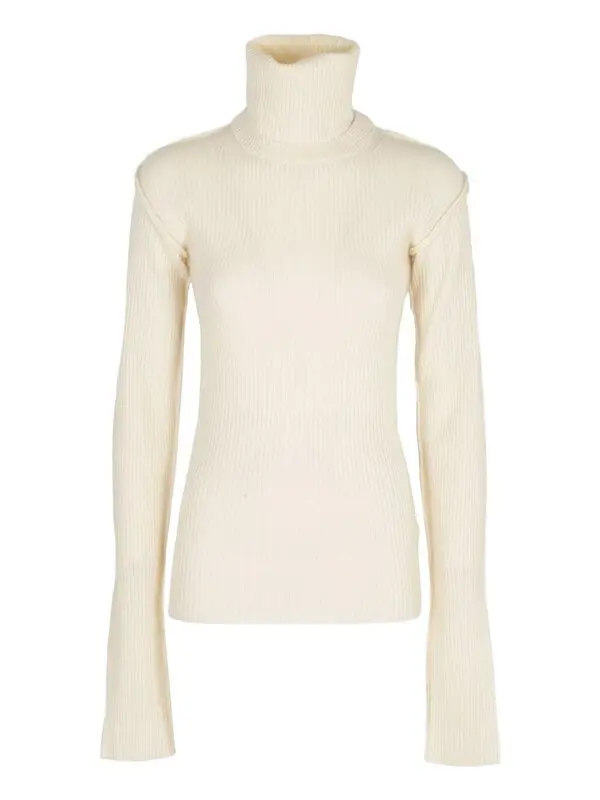 Sportmax Ribbed Sweater - Cream