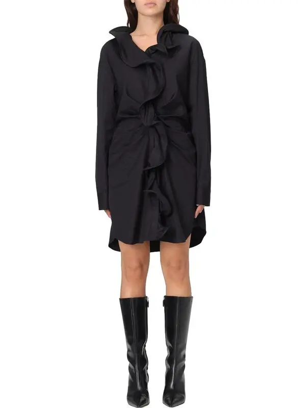 MSGM Shirt Dress - Black