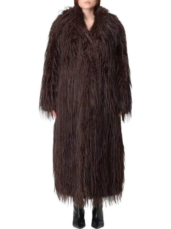 MEIMEIJ Fur Coat - Brown