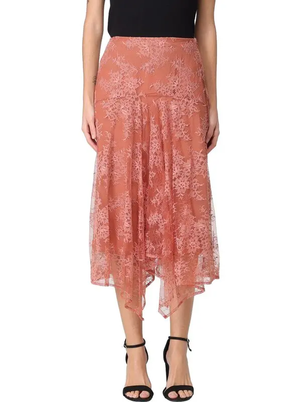 TWINSET Lace Skirt - Rust
