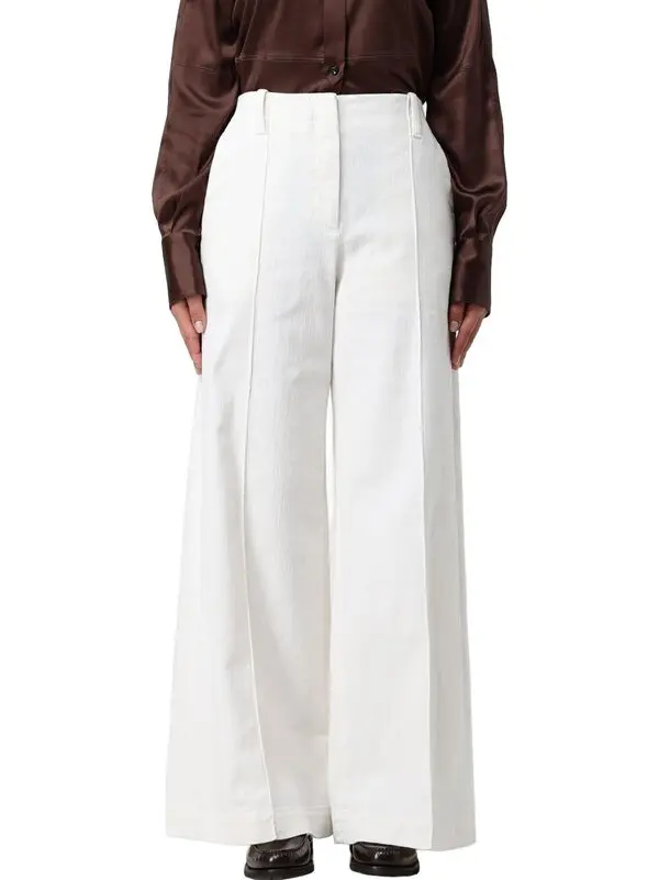Brunello Cucinelli Wide Leg Pants - Beige