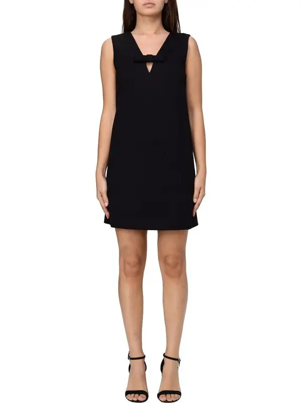 TWINSET Sleeveless Mini Dress - Black