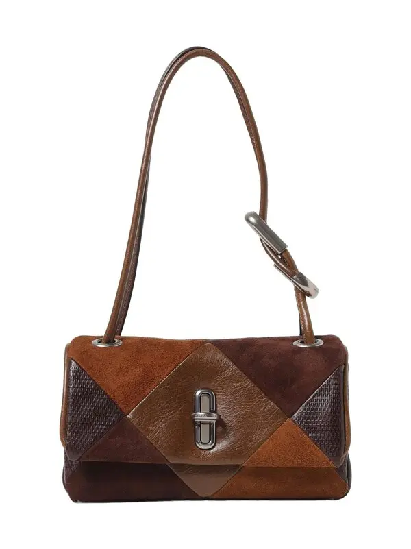 Marc Jacobs Patchwork Shoulder Bag - Brown