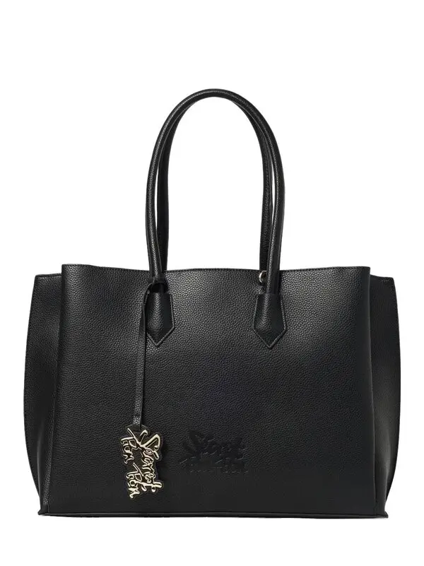 SECRET PON-PON Tote Bag - Black
