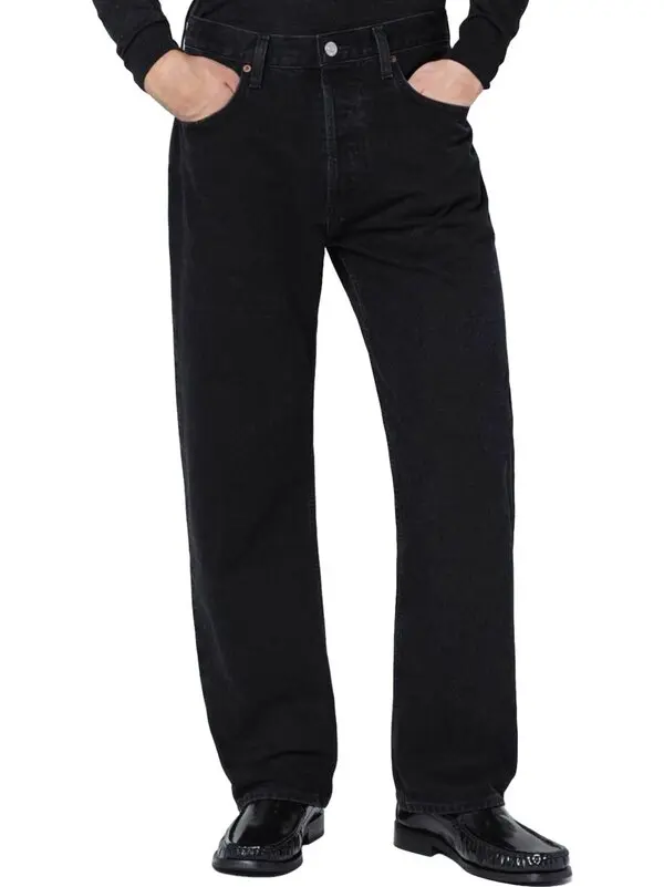 AGOLDE Straight Leg Jeans - Black