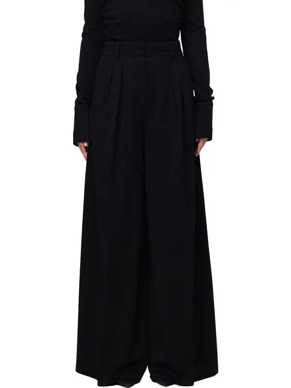Max Mara Wide-leg Trousers - Black