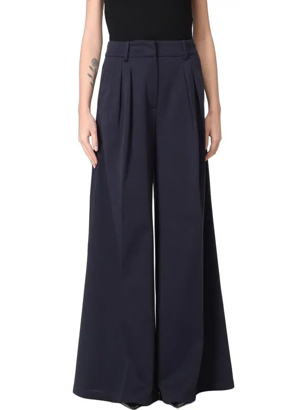 Max Mara Wide-leg Trousers - Navy
