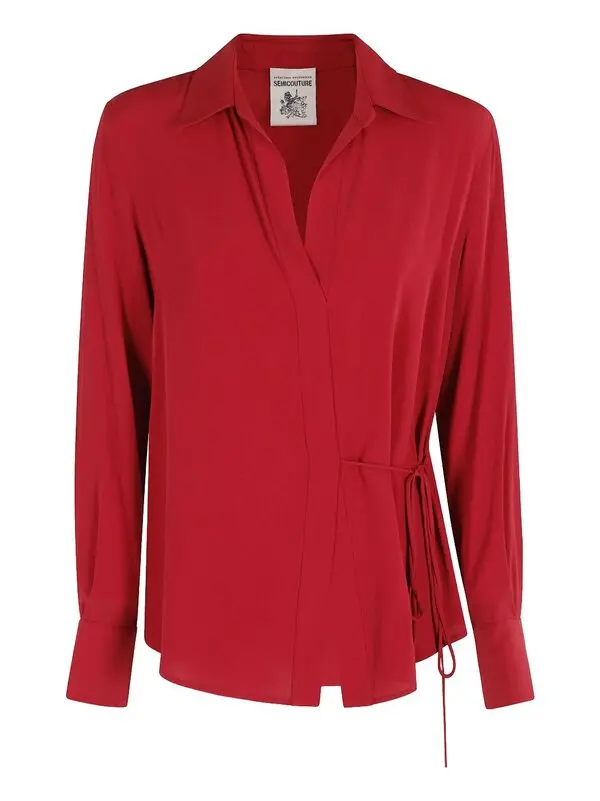 SEMICOUTURE Shirt - Red