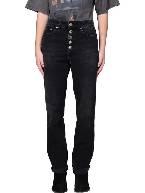 DONDUP Straight Leg Jeans - Black