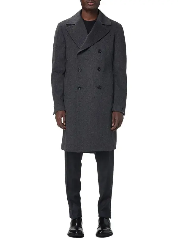 Tagliatore Tailored Overcoat - Charcoal